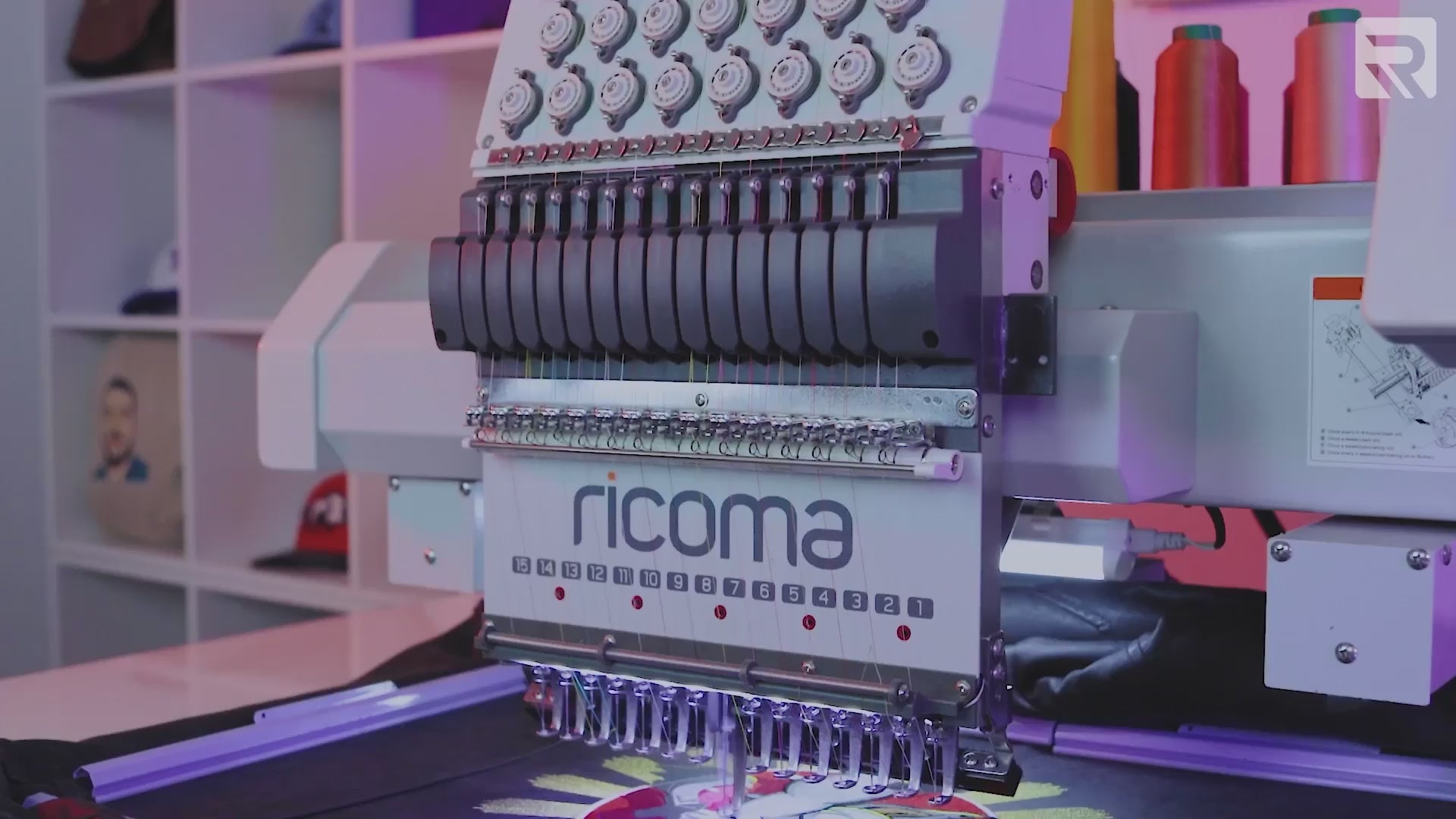 Ricoma MT-1502-7S 2-Head 15-Needle Commercial Embroidery Machine – Ricoma International Corp
